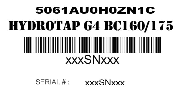 How to Locate Your Zip Water Serial Number and Model Number | FAQs ...